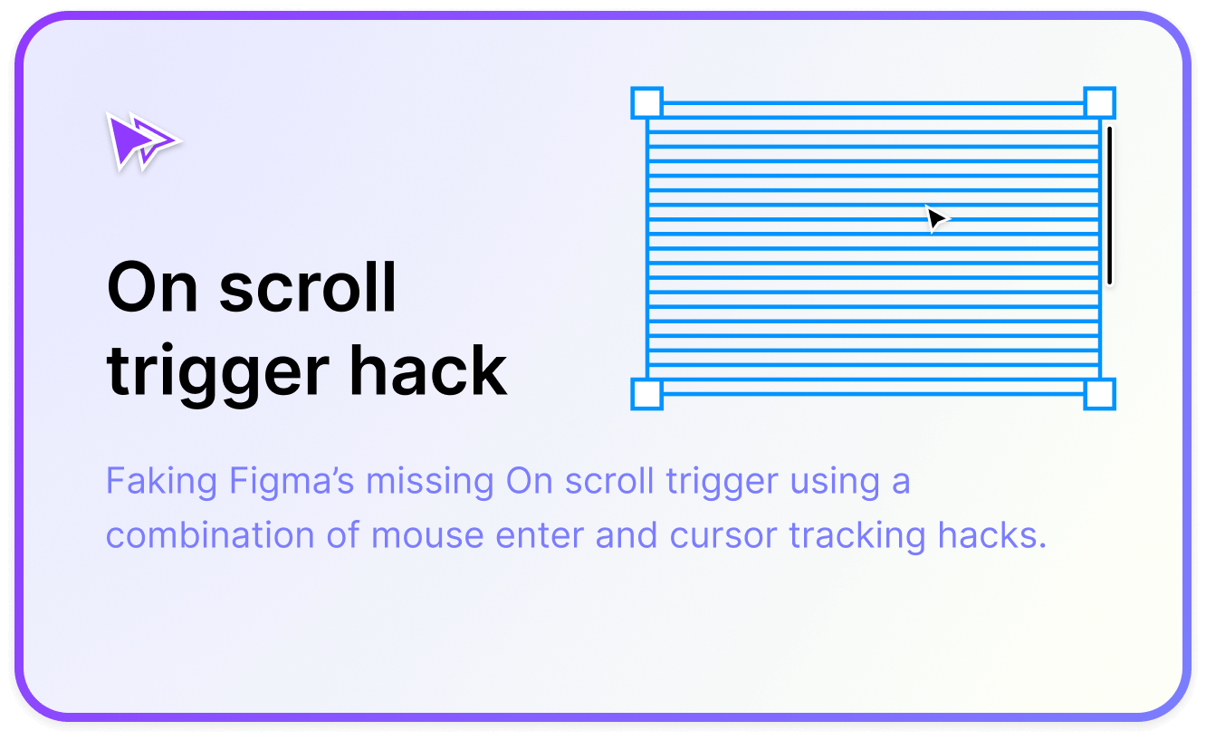 On scroll trigger hack