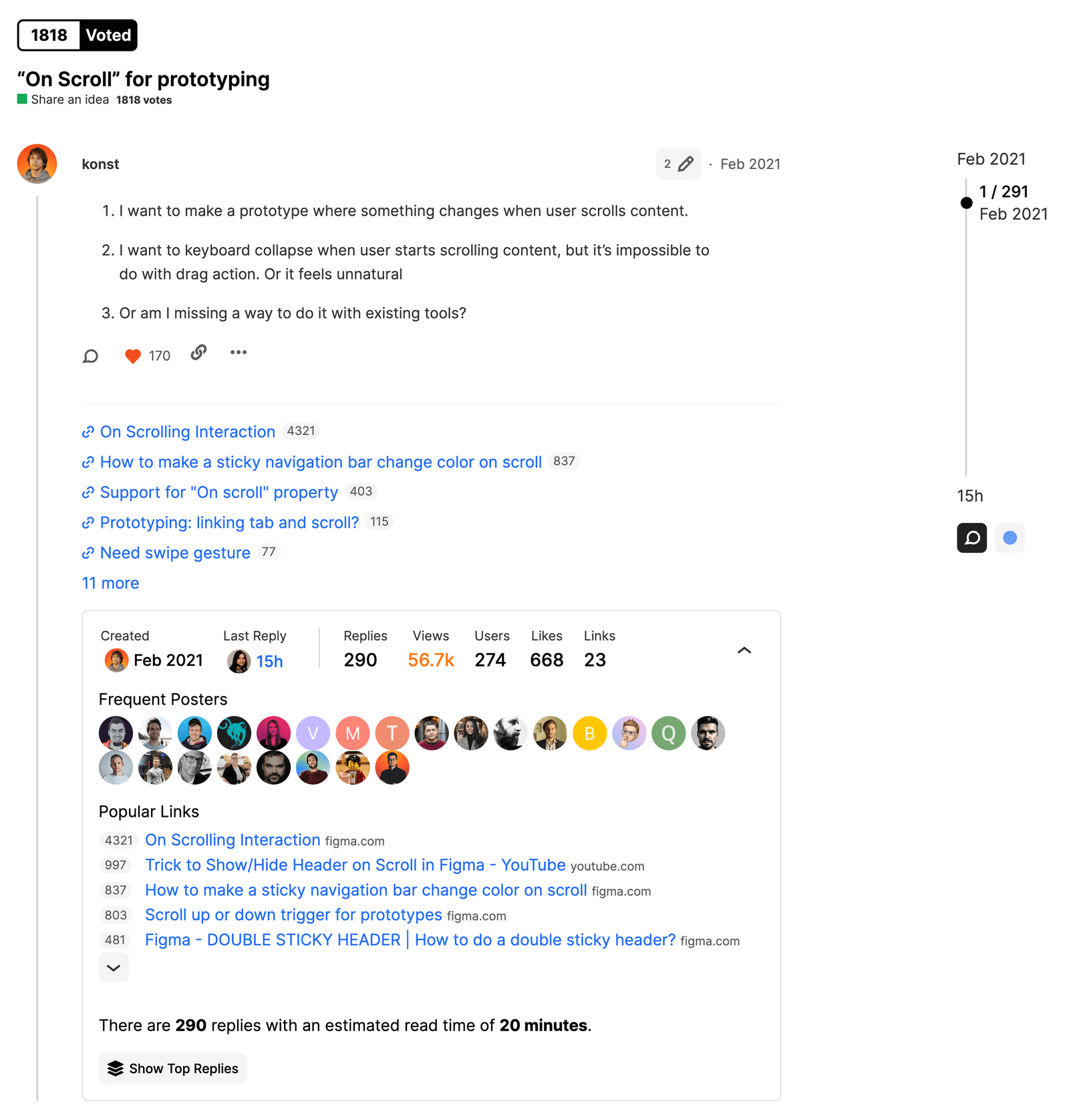 On scroll trigger hack