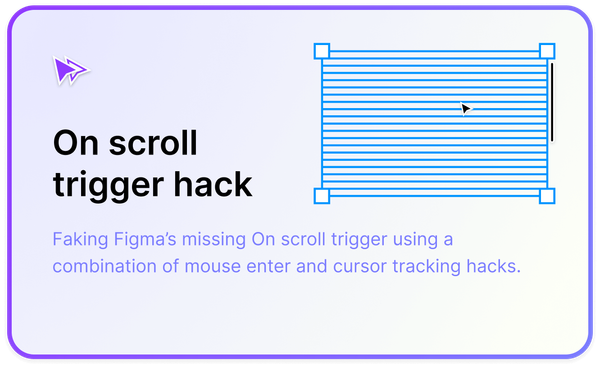 On scroll trigger hack