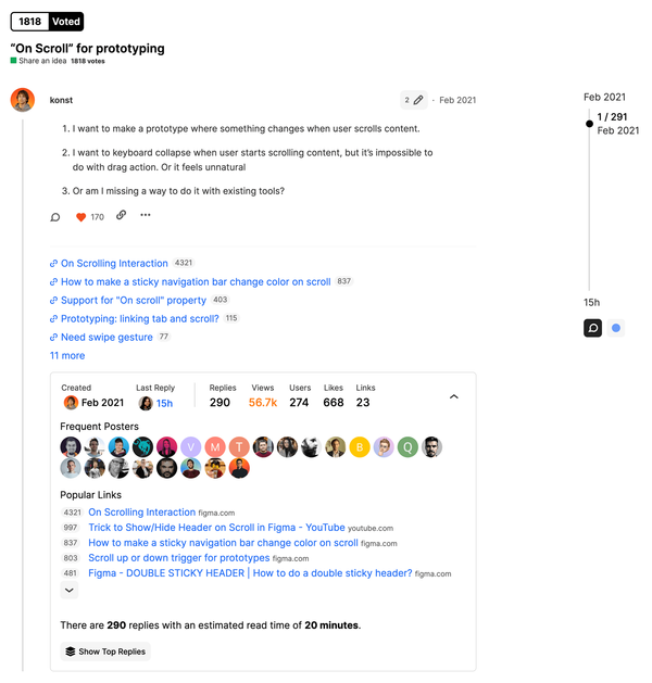 On scroll trigger hack